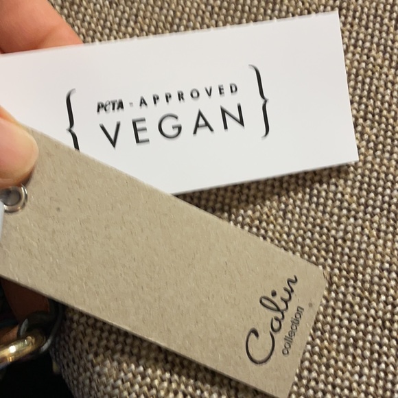 Calin collection | Bags | Calin Vegan Leather Trim Woven Body Handbag ...